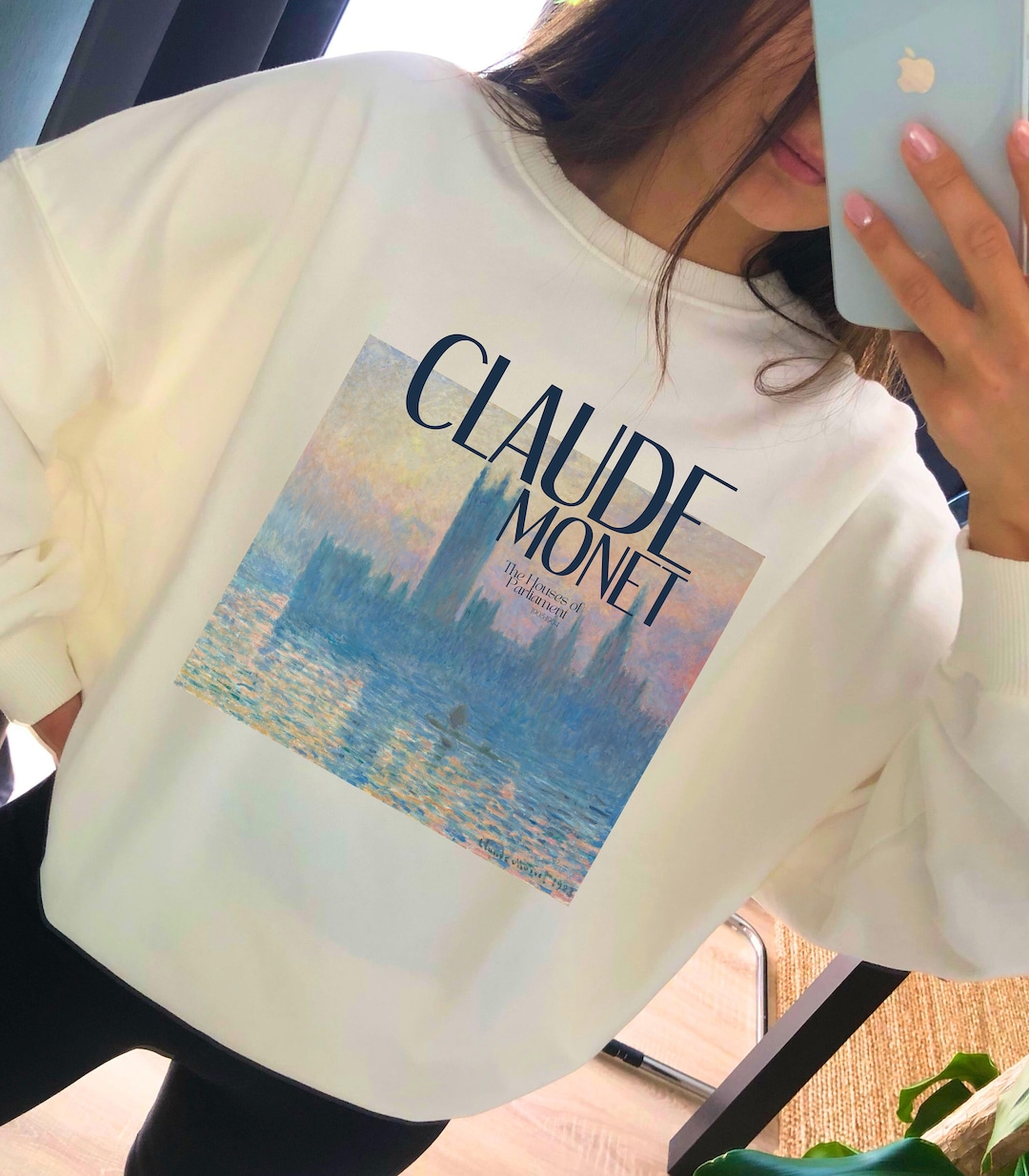 Claude Monet the Houses of Parliament ,monet Sweatshirt, Fine Art ...