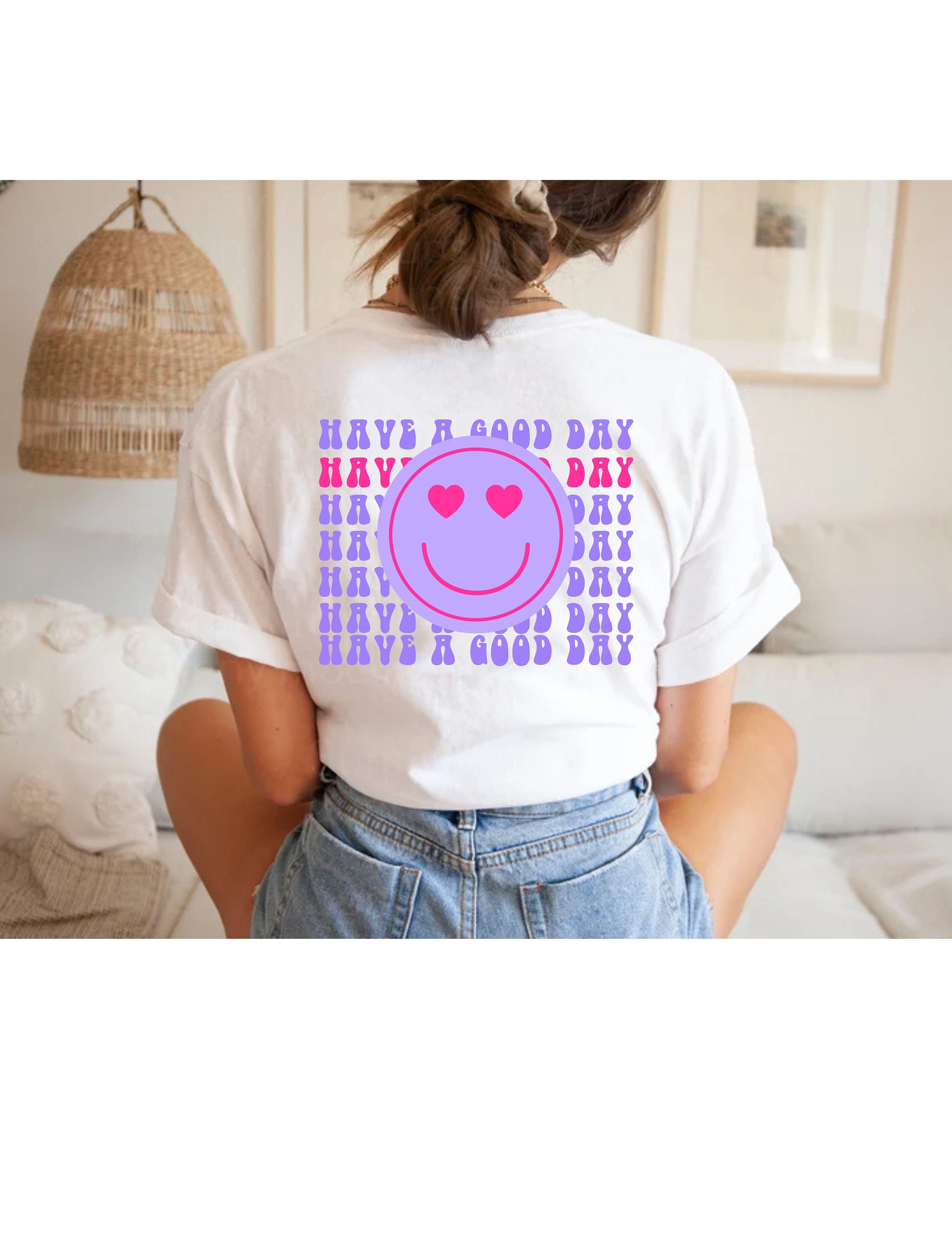 Have A Good Day Preppy Smiley Face T-shirt trendy Retro - Etsy