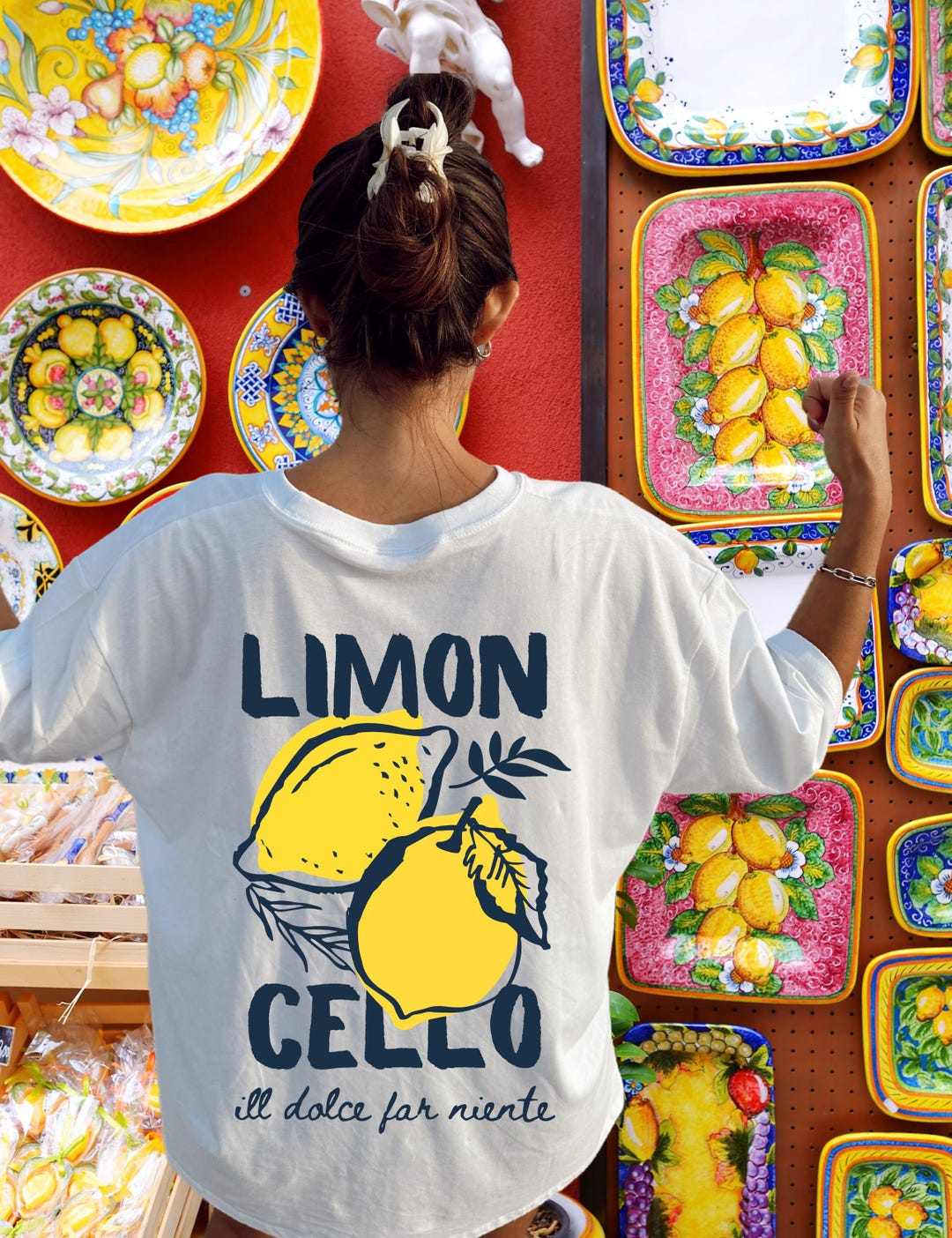 Limon Cello Shirt,italy Tshirt,dolce Far Niente Tee,italian Lemons ...