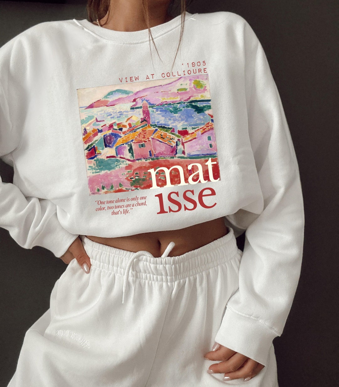 Henri Matisse View at Collioure Sweatshirt ,art Sweatshirt, Art Lovers ...