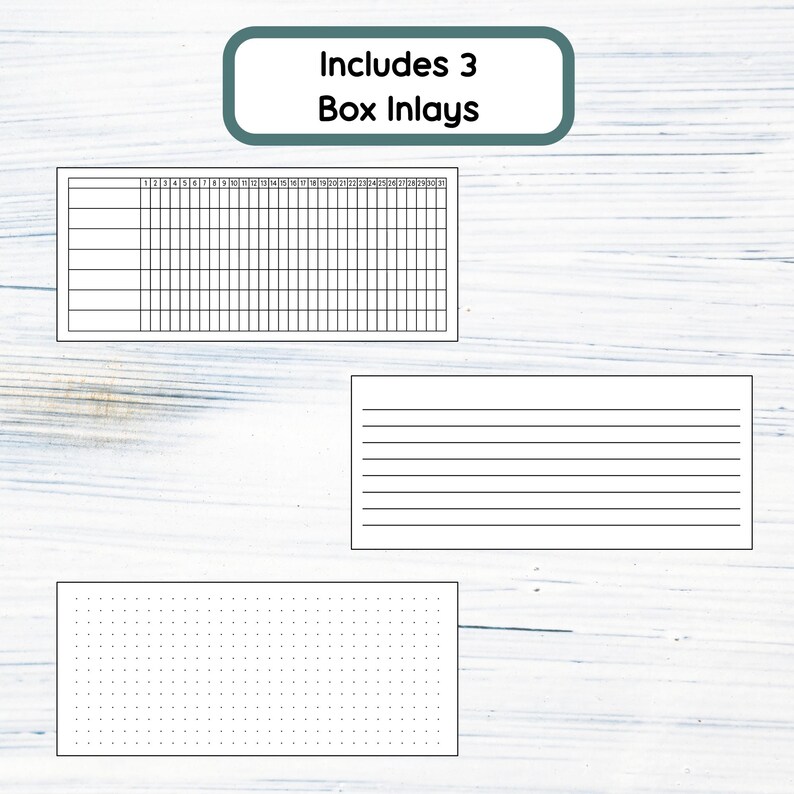 7x9 Dashboard - April Daisy Printable Dashboard Sticker Kit for 7x9 ...