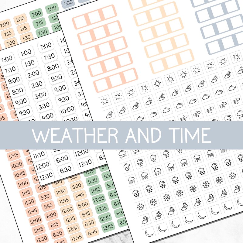 Weather Calendar 2026 - Etsy