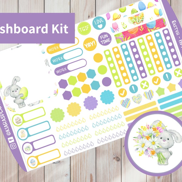 Mini Happy Planner Dashboard Sticker Kit - Etsy