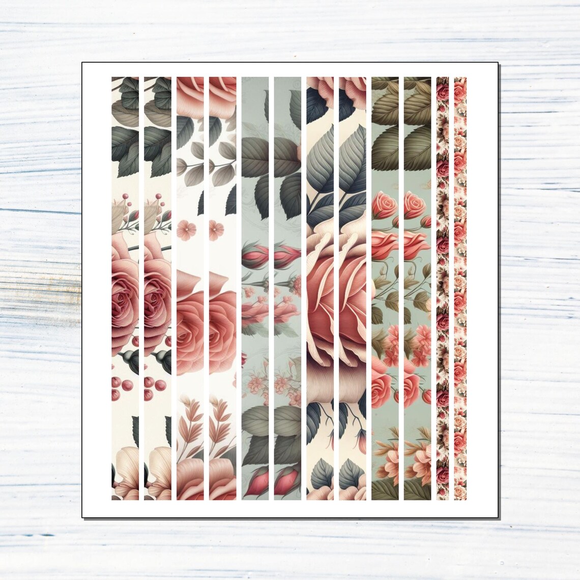 Scout Large Weekly - June Rose - Printable Weekly Sticker Kit for ...