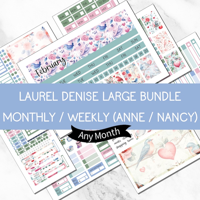 Nancy Large Stickers - Etsy