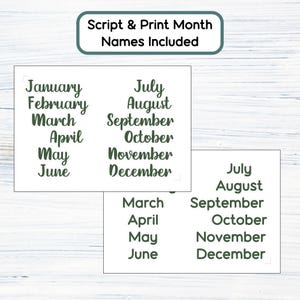 Large Monthly - April Daisy - Printable Monthly Sticker Kit for Laurel ...