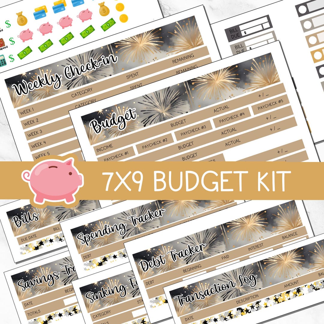 KIT 201 | New Year's Party - 7x9 Budget Kit | Digital Download | 2026 ...