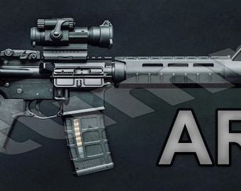 Ar 15 Sign - Etsy