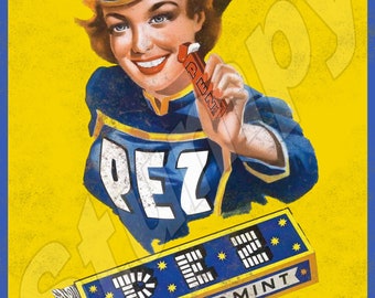 Pez Sign - Etsy