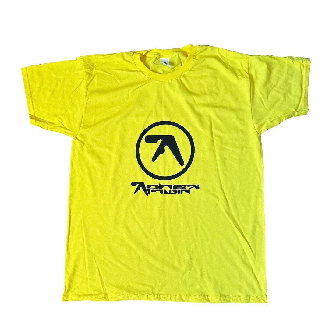 Yellow Aphex Twin Unisex T-shirt - Vintage Logo - Etsy