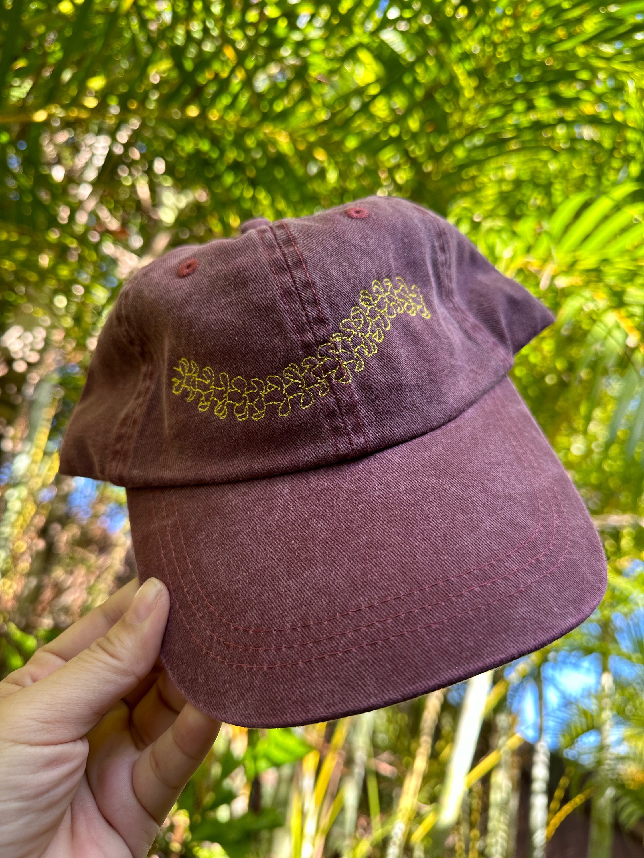 Puakenikeni Lei Hat for Women Gift for Mom Flower Lei Baseball Cap ...