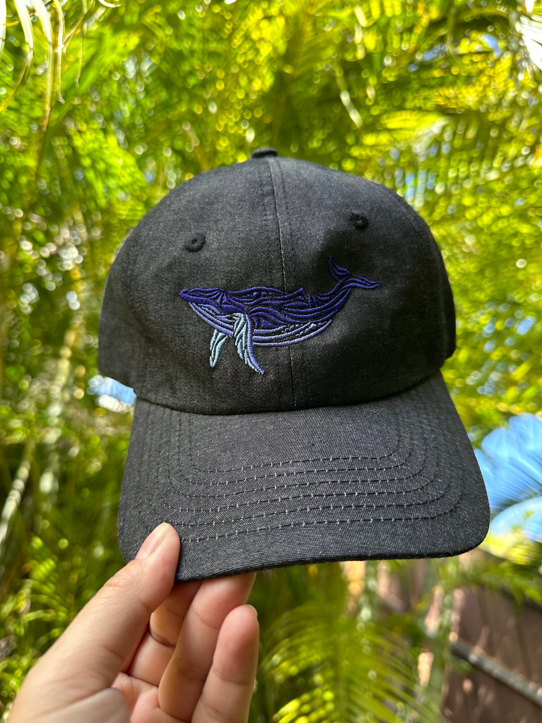 Whale Hat Embroidered Humpback Whale Hat Hawaii Kohola Hat Whale Cap ...