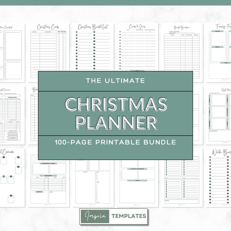 Festive Magic 2023 Christmas Planner: Joyful Organization in A4, A5 ...