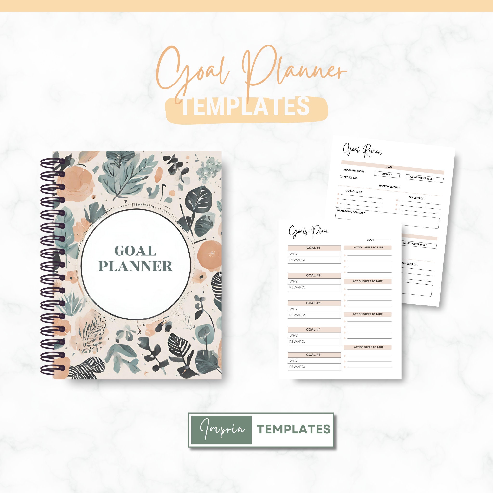 Ultimate Goal Mastery Planner All-in-one 24-page Success Organizer Goal ...