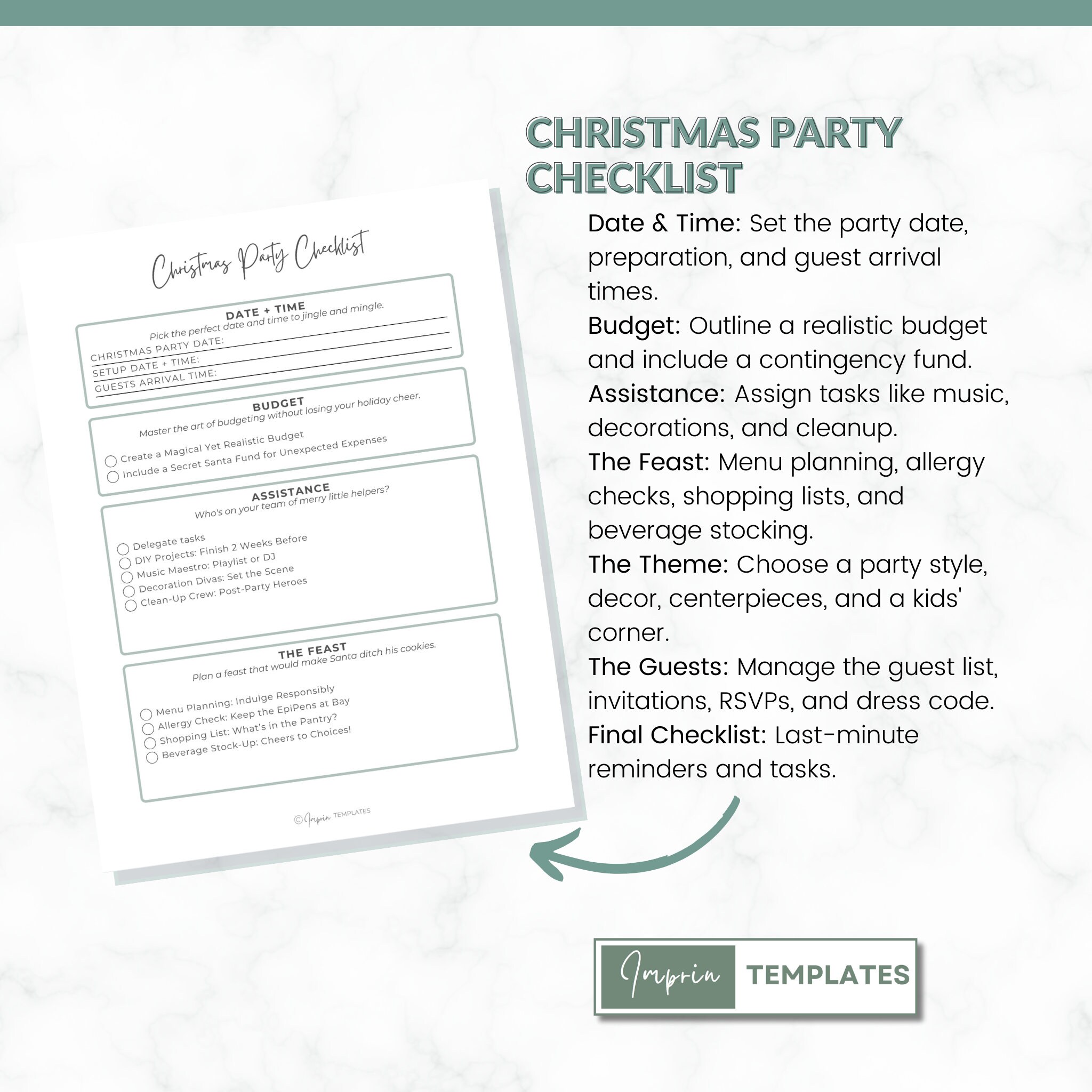 Festive Magic 2023 Christmas Planner: Joyful Organization in - Etsy