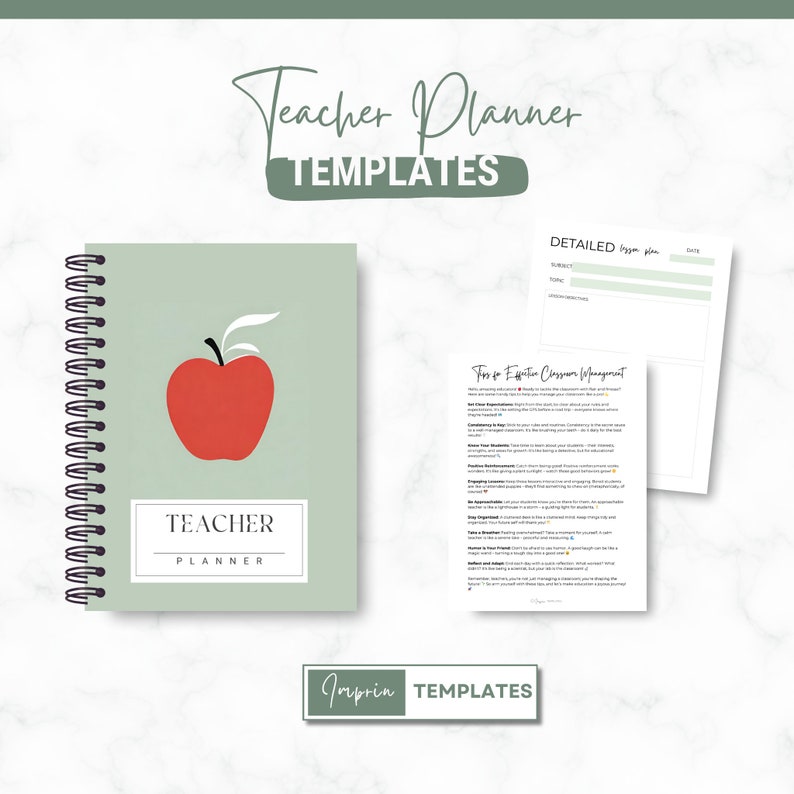 Ultimate Teacher Planner 2023-2024 - Printable - A4, A5, Letter, Happy ...