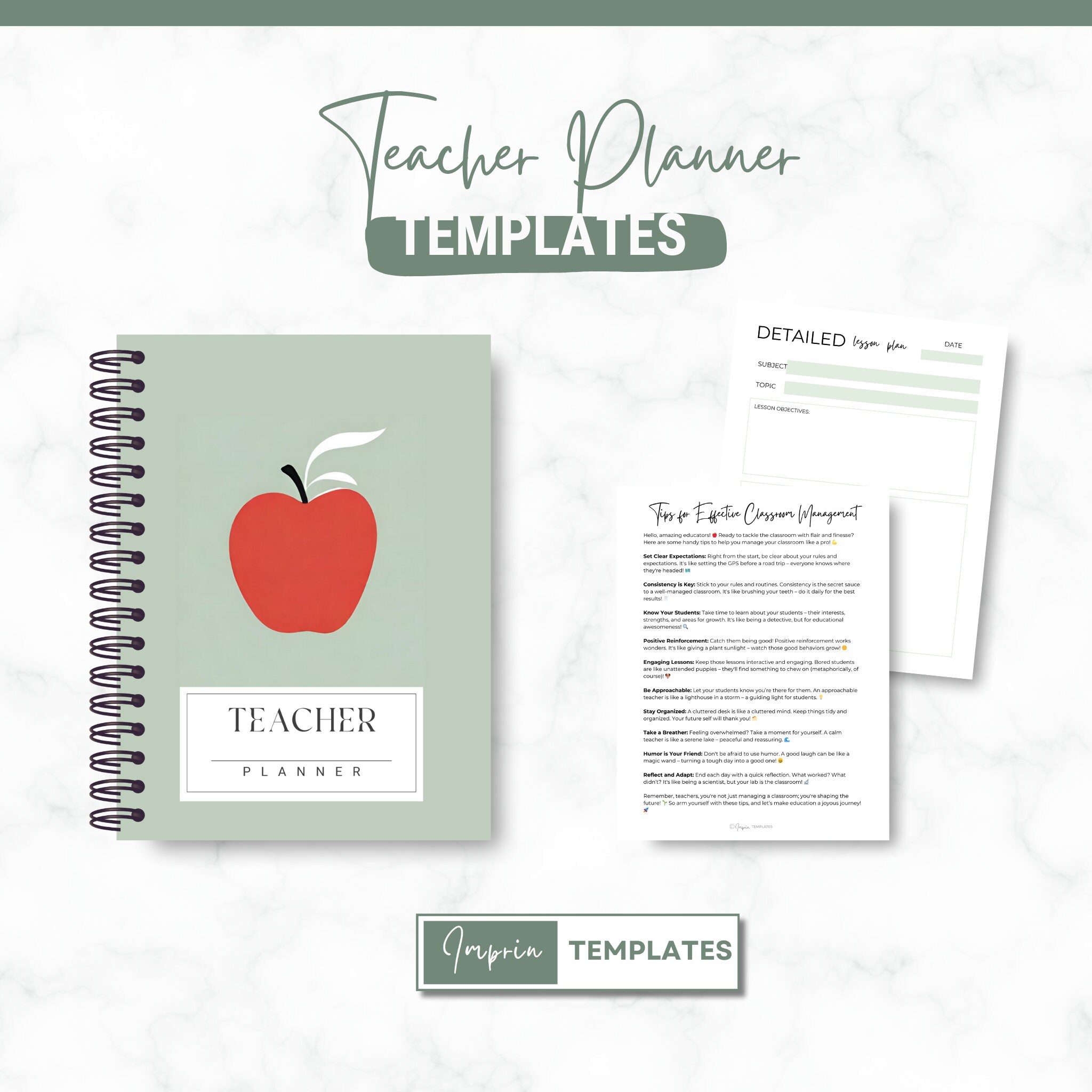 Ultimate Teacher Planner 2023-2024 Printable A4, A5, Letter, Happy ...