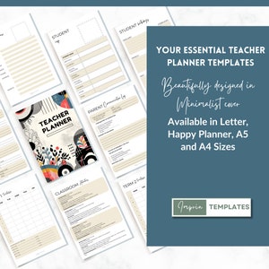 2024 Ultimate Teacher Planner - Printable - A4, A5, Letter, Happy ...
