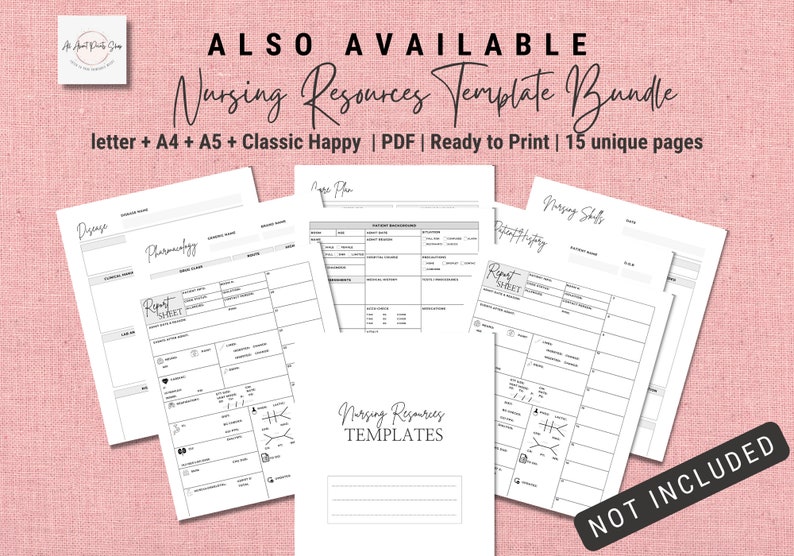 4 Patient Nurse Report Sheet CVICU Report Sheet Medsurg - Etsy