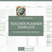 Ultimate Teacher's Planner 2023-2024 - Printable - A4, A5, Letter ...
