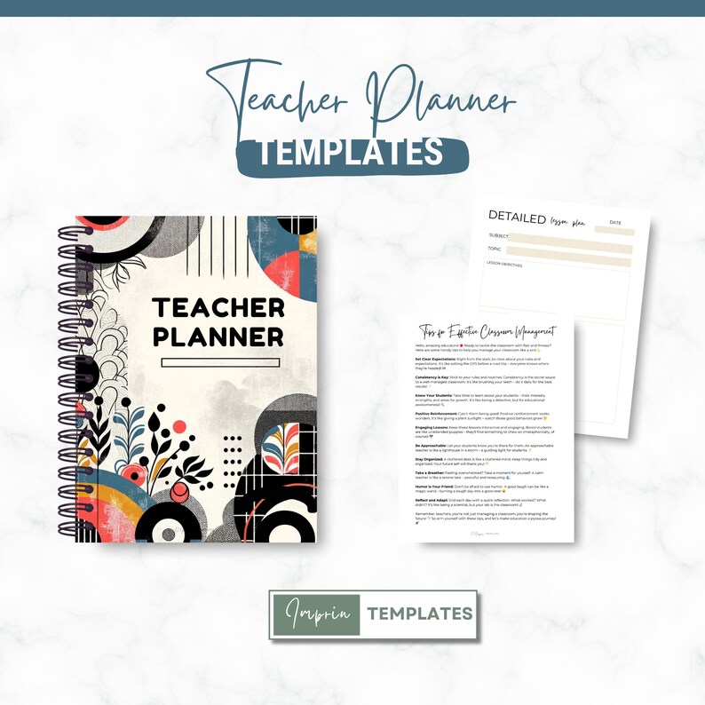 2024 Ultimate Teacher Planner - Printable - A4, A5, Letter, Happy ...