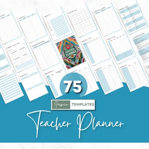 2024 Teacher Planner: Stylish - Printable in A4, A5, Letter, Happy ...