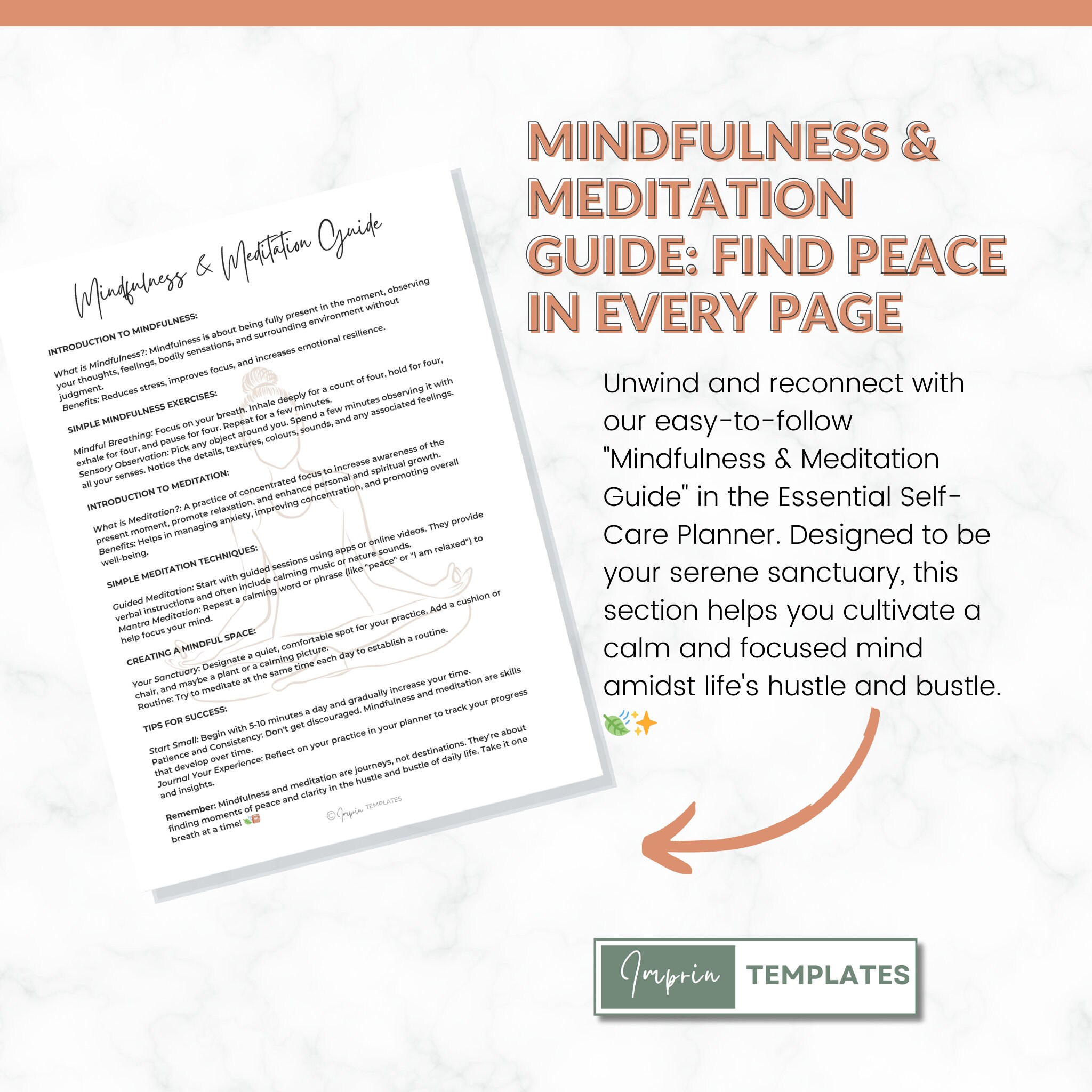 Essential Self-care Planner Find Joy and Balance Daily - Etsy