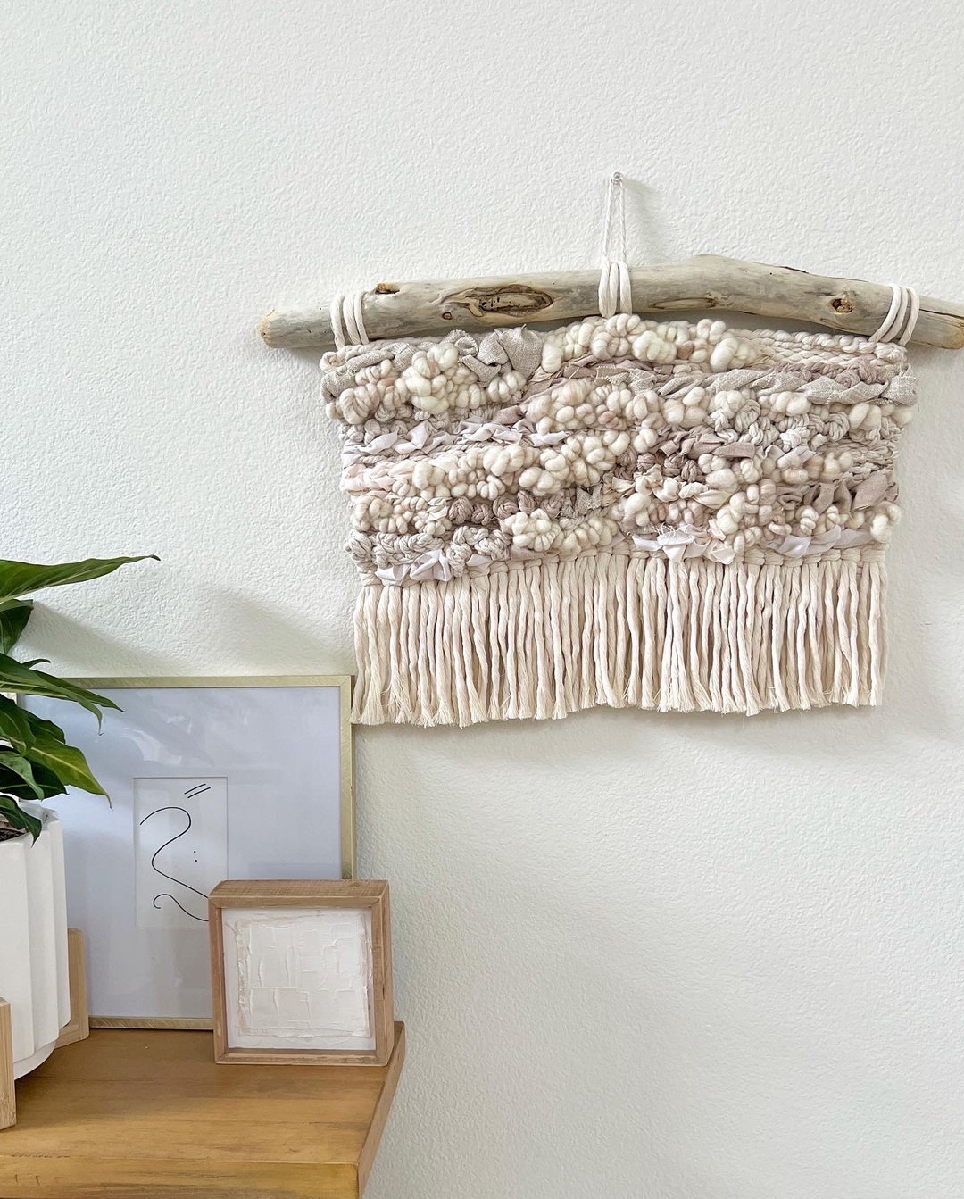 Neutral Coastal Weaving | Ready to Ship | Woven Wall Hanging | Woven ...