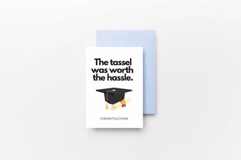 Graduation Card Printable , Graduation Card for Her , for Him , Funny ...