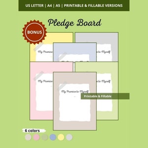 Vision Board, Goal Setting, New Year Vision Board, Affirmation Board ...