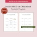 2022 Monthly Calendar Portrait A3 A4 & US Letter Printable - Etsy