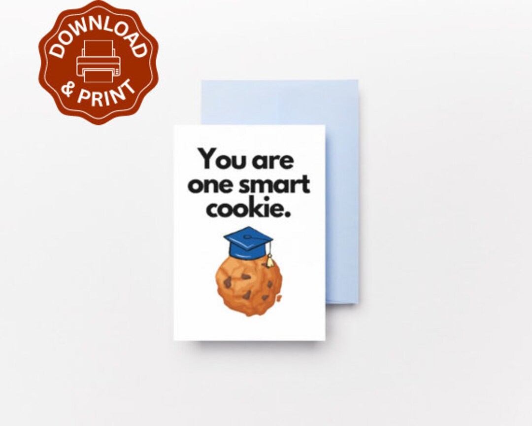 Printable Graduation Card , Graduation Card for Her , for Him , Funny ...