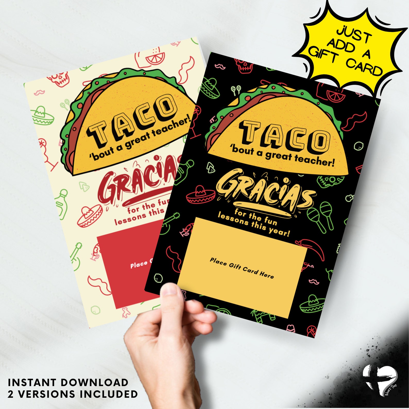 Taco Gift Card Holder Teacher | Taco Thank You Card, Taco Bout A Great ...