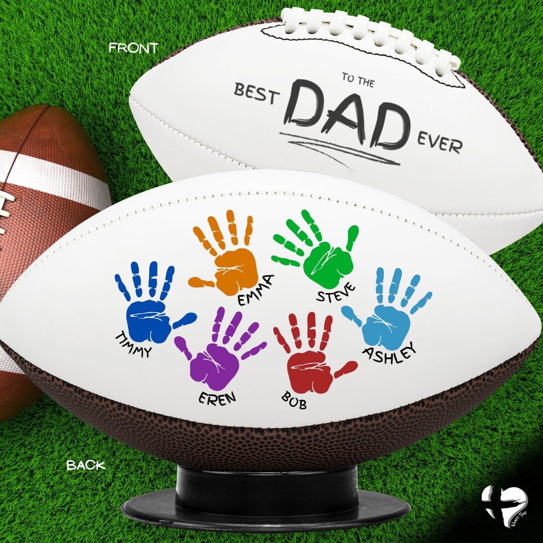 Custom Gift for Dad | Football & Display Stand, Personalized Gifts From ...