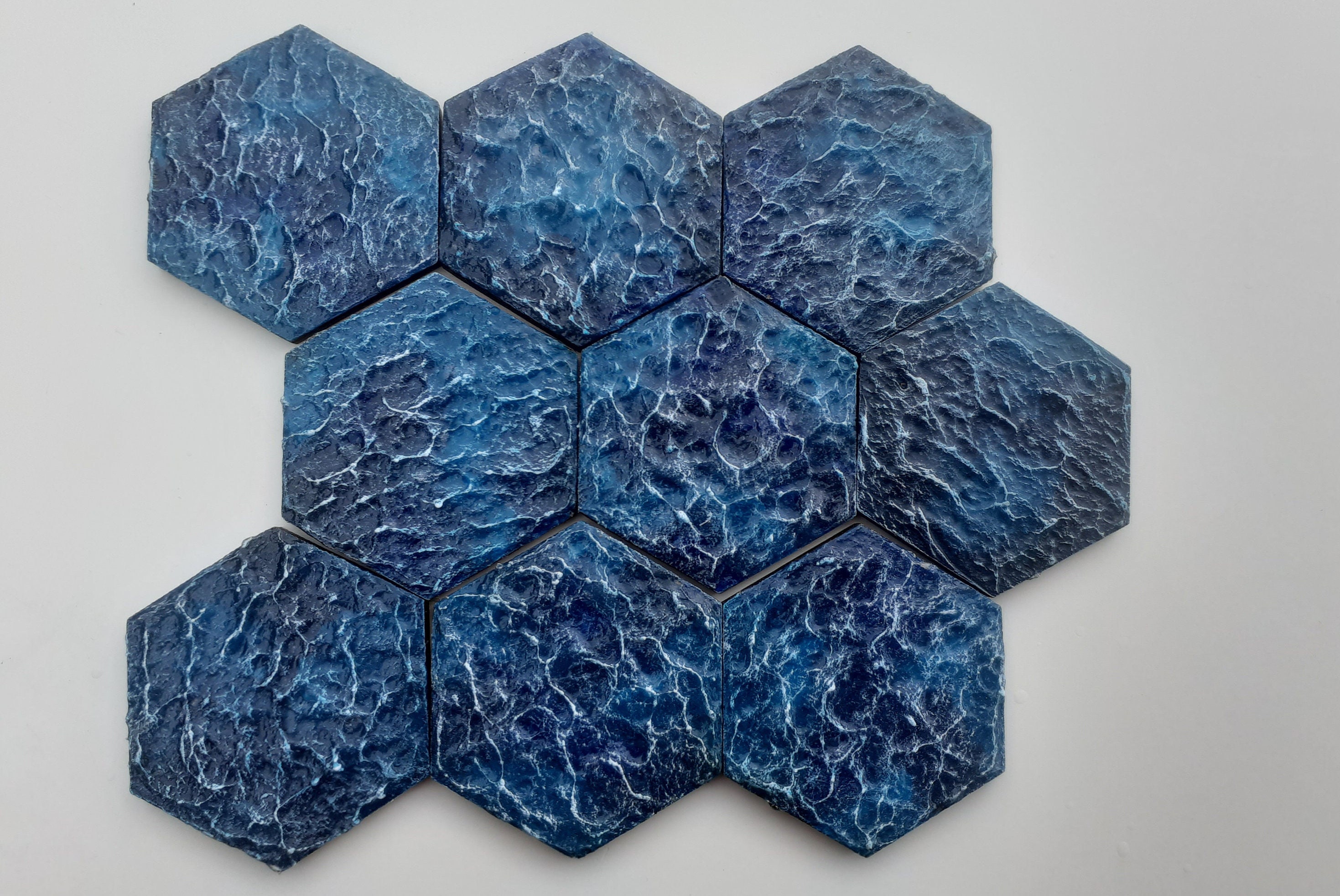 Hand-made Terraforming Mars 3D Ocean Tiles - Set of 9 - Etsy
