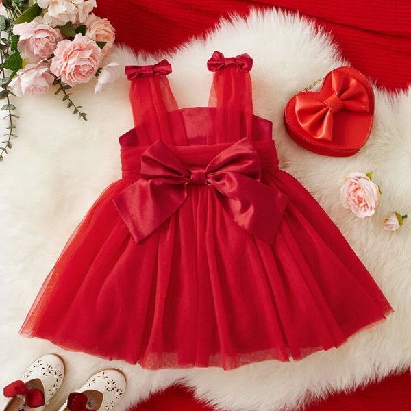 Red Baby Dress - Etsy