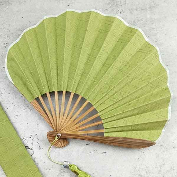 Green Japanese Fan - Etsy