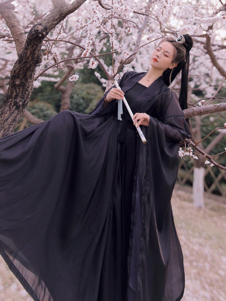 White and Black Hanfu Women Fairy Hanfu Dress Traditional - Etsy