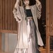Modern Hanfu Dress Women, Stylish Brown Hanfu 3 pieces Set, Chinese ...