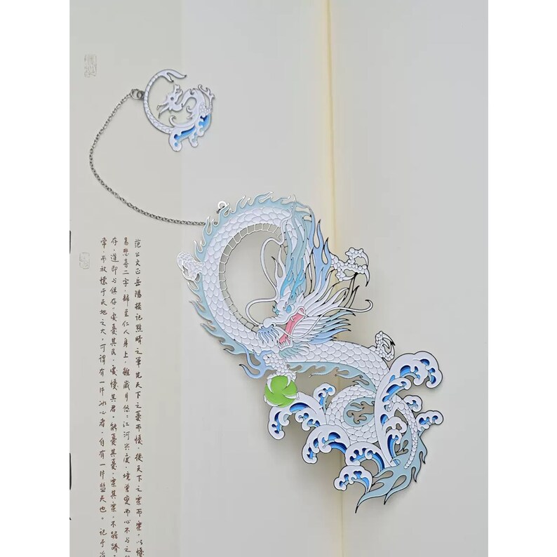 Dragon Bookmarks Metal Bookmarks Classical Chinese Style - Etsy