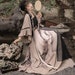 Modern Hanfu Dress Women, Stylish Brown Hanfu 3 pieces Set, Chinese ...