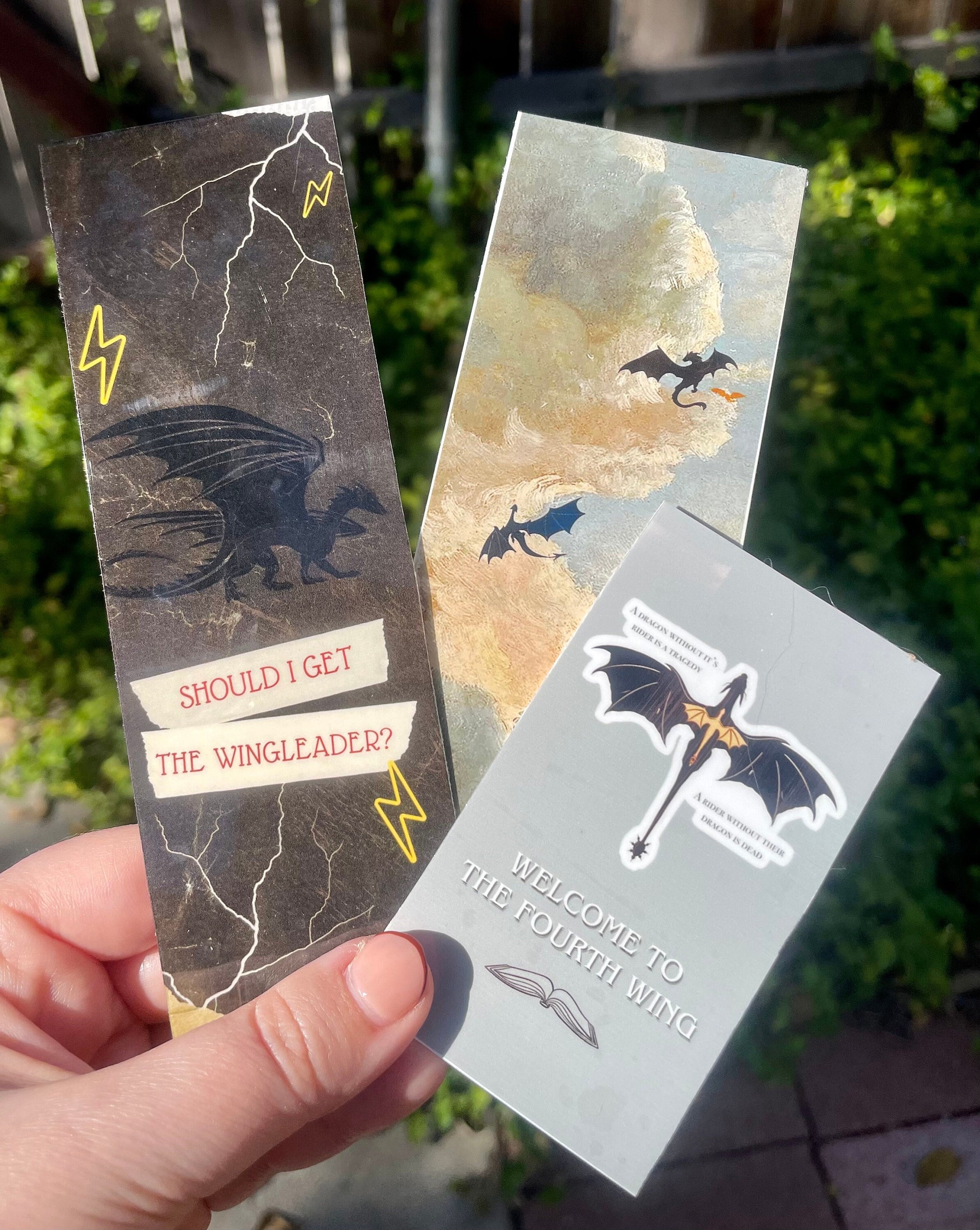 Acotar and Fourth Wing Bookmark Files - Etsy