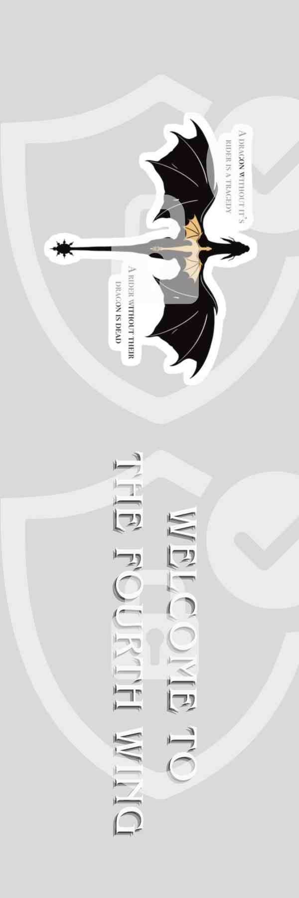 Acotar and Fourth Wing Bookmark Files - Etsy