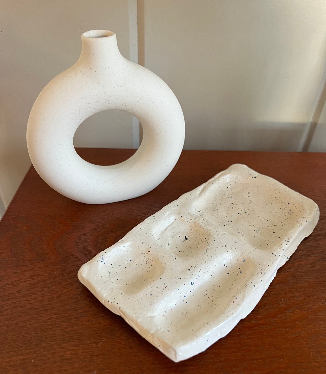 Hand Sculpted Custom Clay Paint Palette - Etsy
