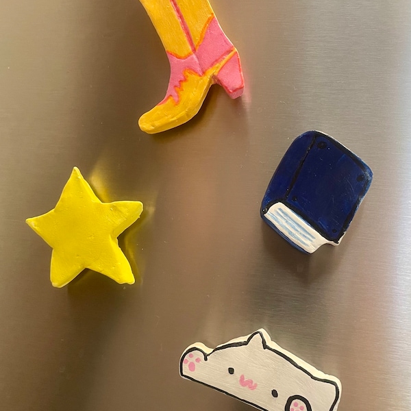 Clay Magnets - Etsy