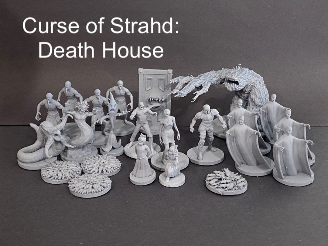 Curse of Strahd Death House Miniature Sets MZ4250 Models - Etsy