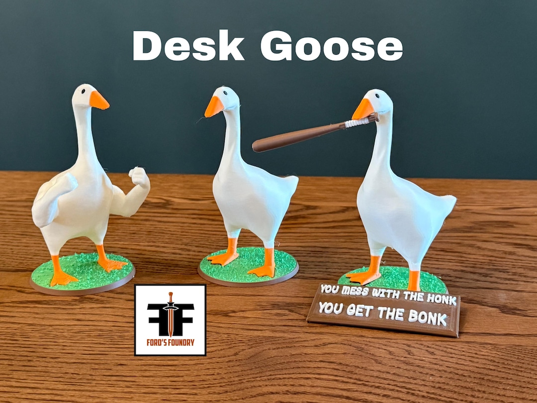 Desk Goose - 3D Printed Desk Ornament - Etsy
