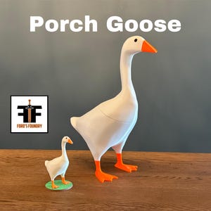 Porch Goose - PETG 3D Printed Statue - Etsy