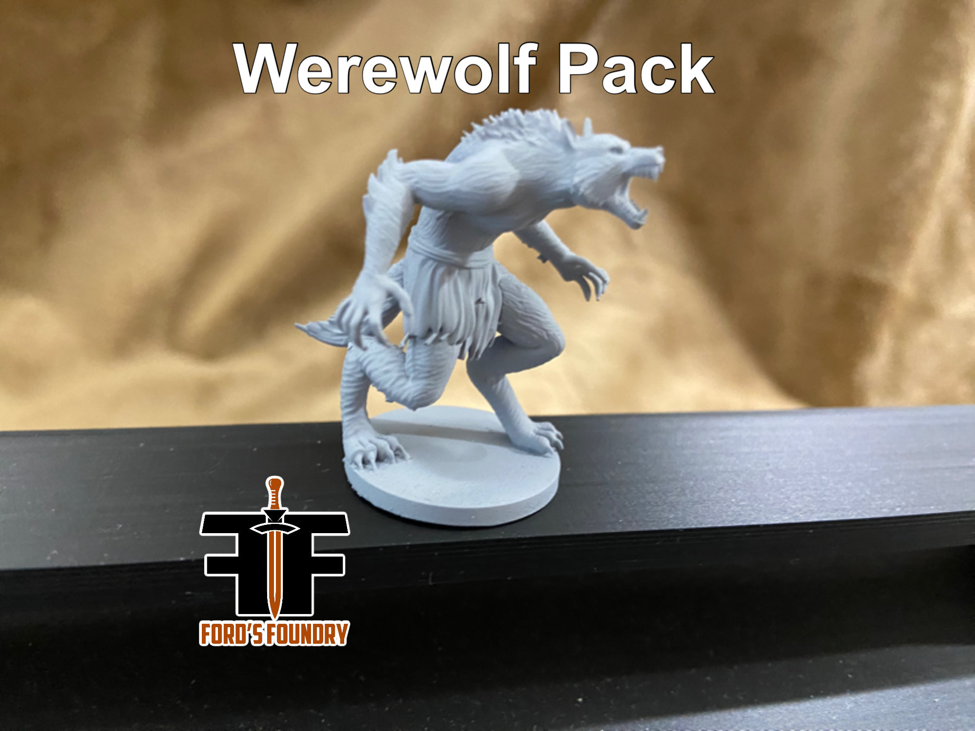 Werewolf Pack set of 6 RPG Miniature Sets Resin 3D Print - Etsy