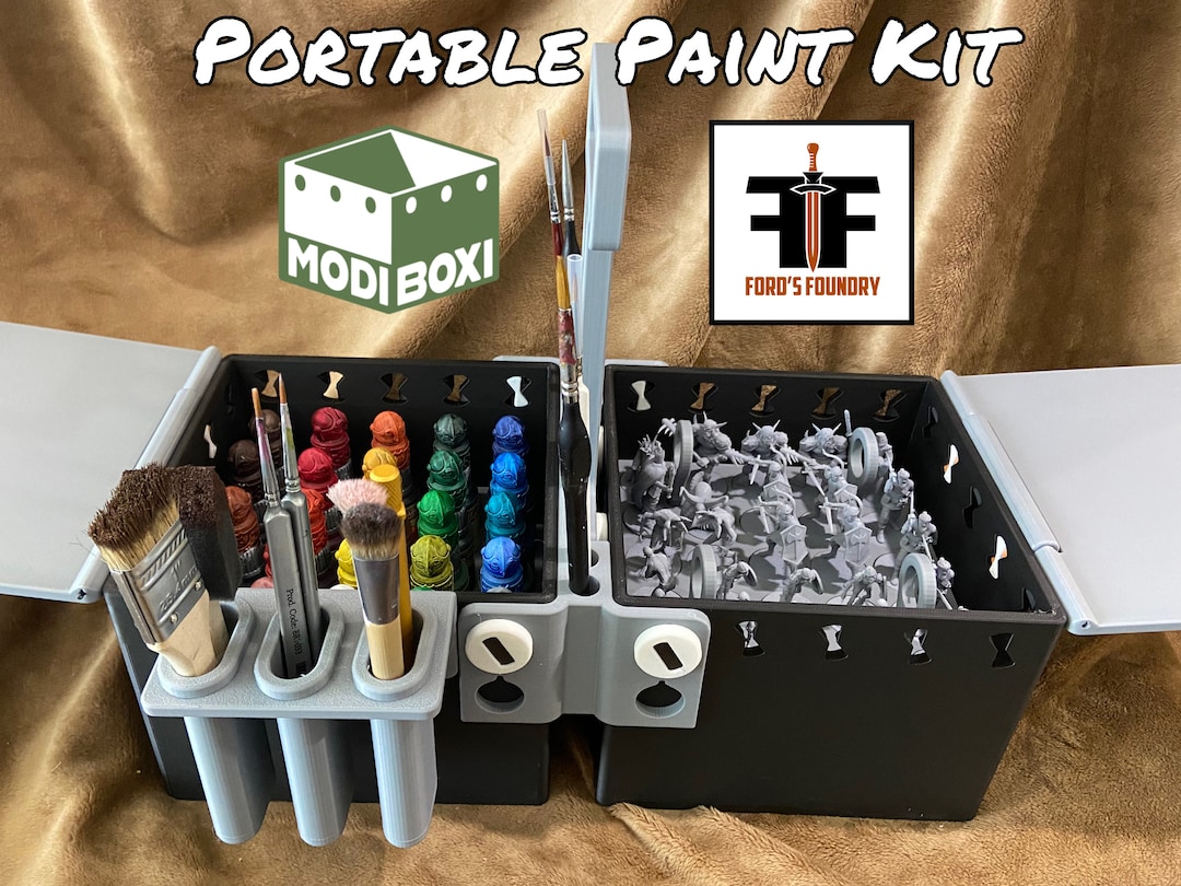 Modi Boxi - Portable Paint Kit- Custom Storage Solution for Gaming ...